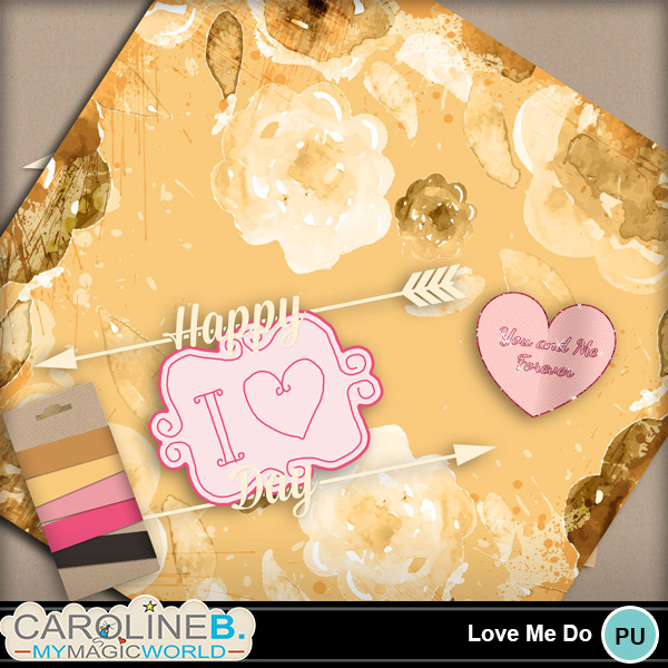 A Freebie for a Happy Valentine Day ! - Caroline B. Design - Digital ...