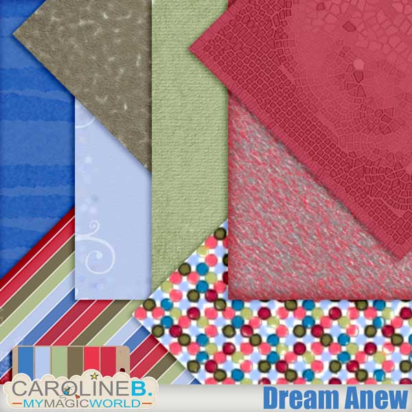 Dream Anew Full Pack - Caroline B. Design - Digital Scrapbooking