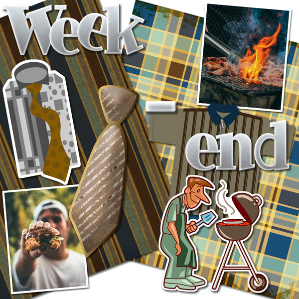 My Dad My Hero Papers - Caroline B. Design - Digital ...